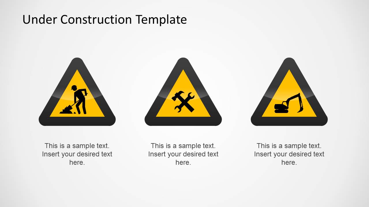 Under Construction PowerPoint Template - SlideModel