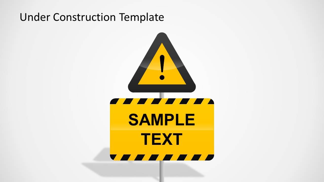 Under Construction PowerPoint Template - SlideModel Under Construction PowerPoint Template - SlideModel