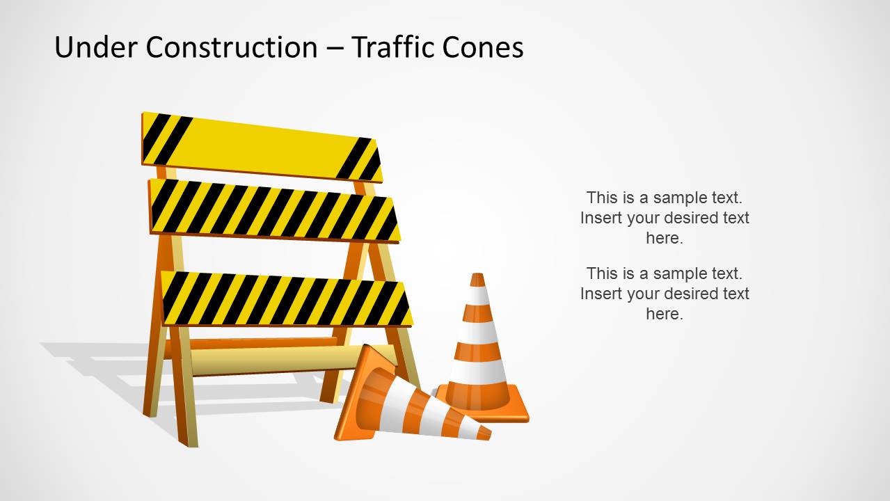 Under Construction PowerPoint Template - SlideModel