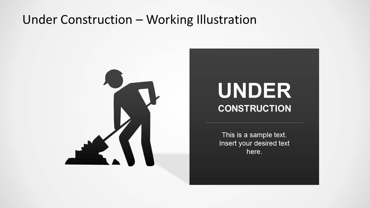 Under Construction PowerPoint Template - SlideModel