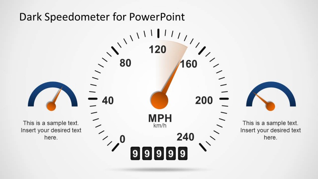 Transparent Speedometer Design for PowerPoint - SlideModel