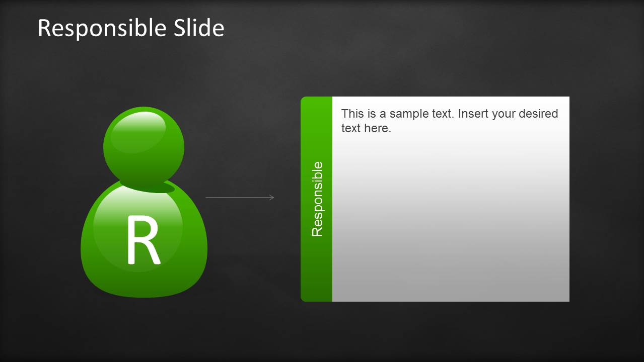 RACI Template for PowerPoint with Sticky Notes & Blackboard - SlideModel