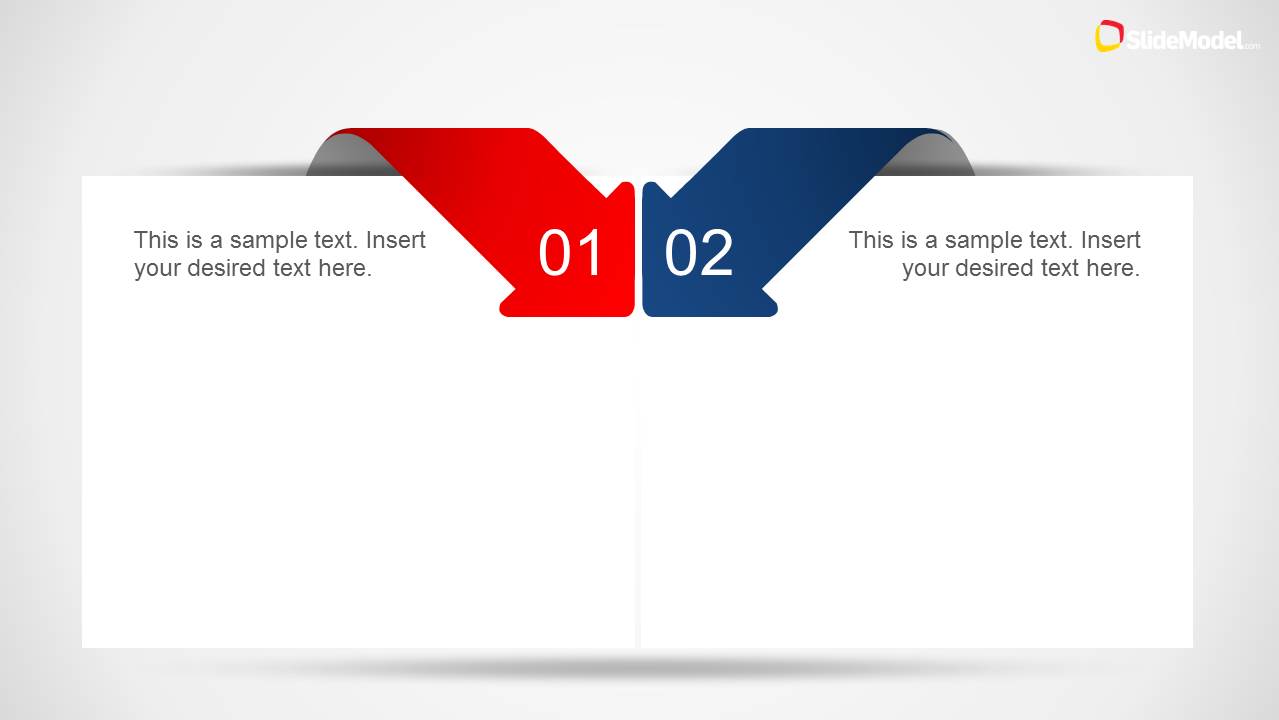 Creative 4 Item Layout Template for PowerPoint with Arrows - SlideModel