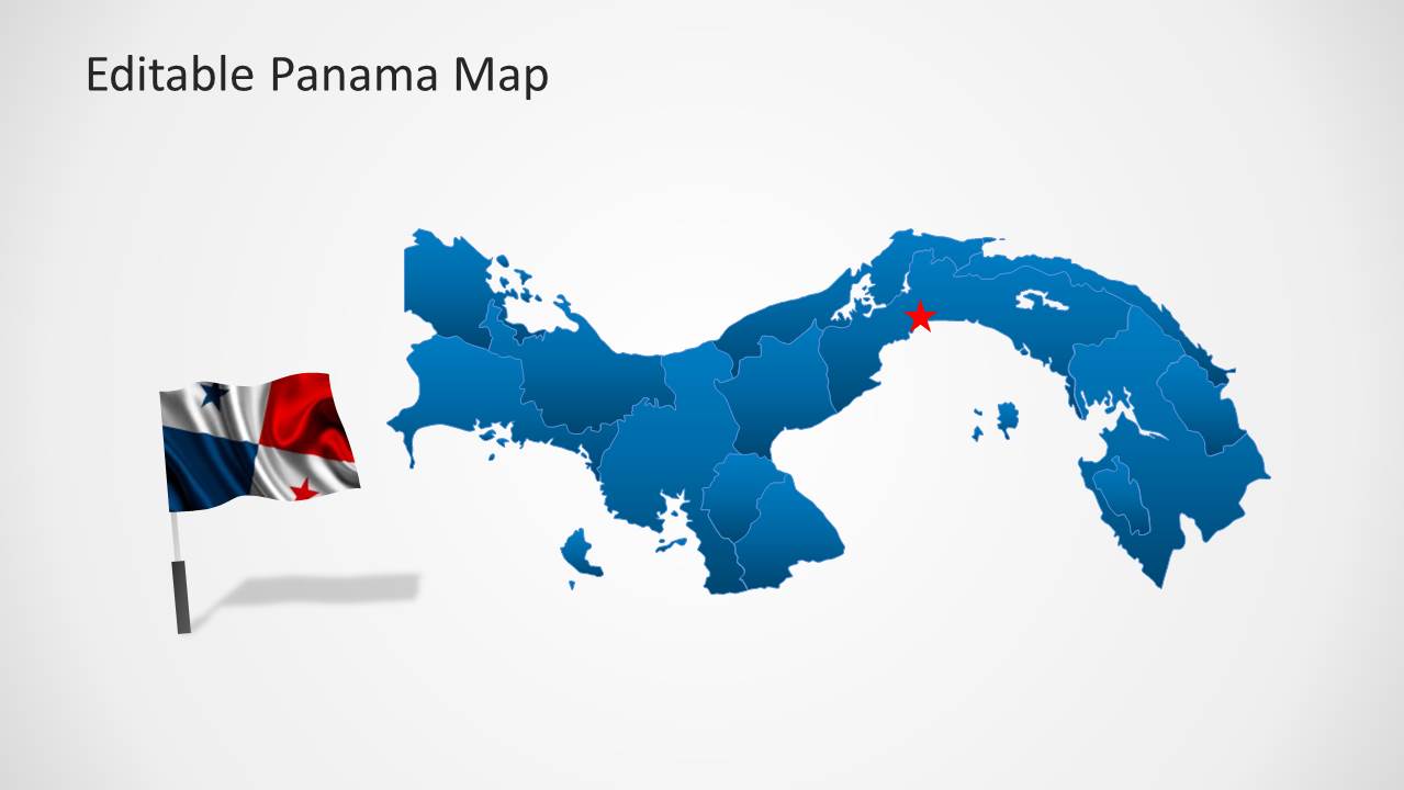 Editable Panama Map Template for PowerPoint - SlideModel