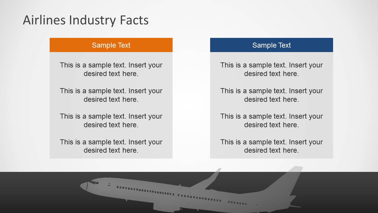 Airlines Industry PowerPoint Template - SlideModel