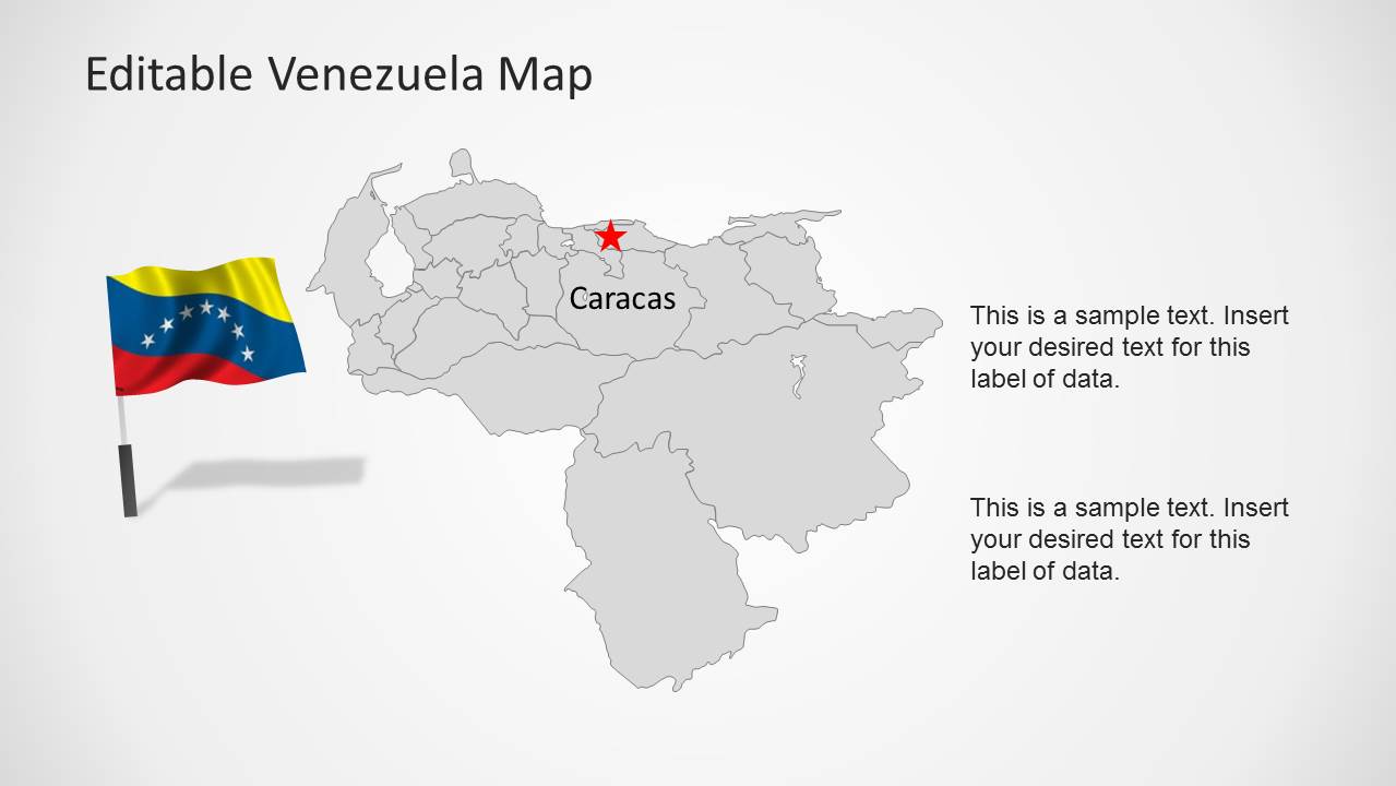 Venezuela Map Template for PowerPoint - SlideModel