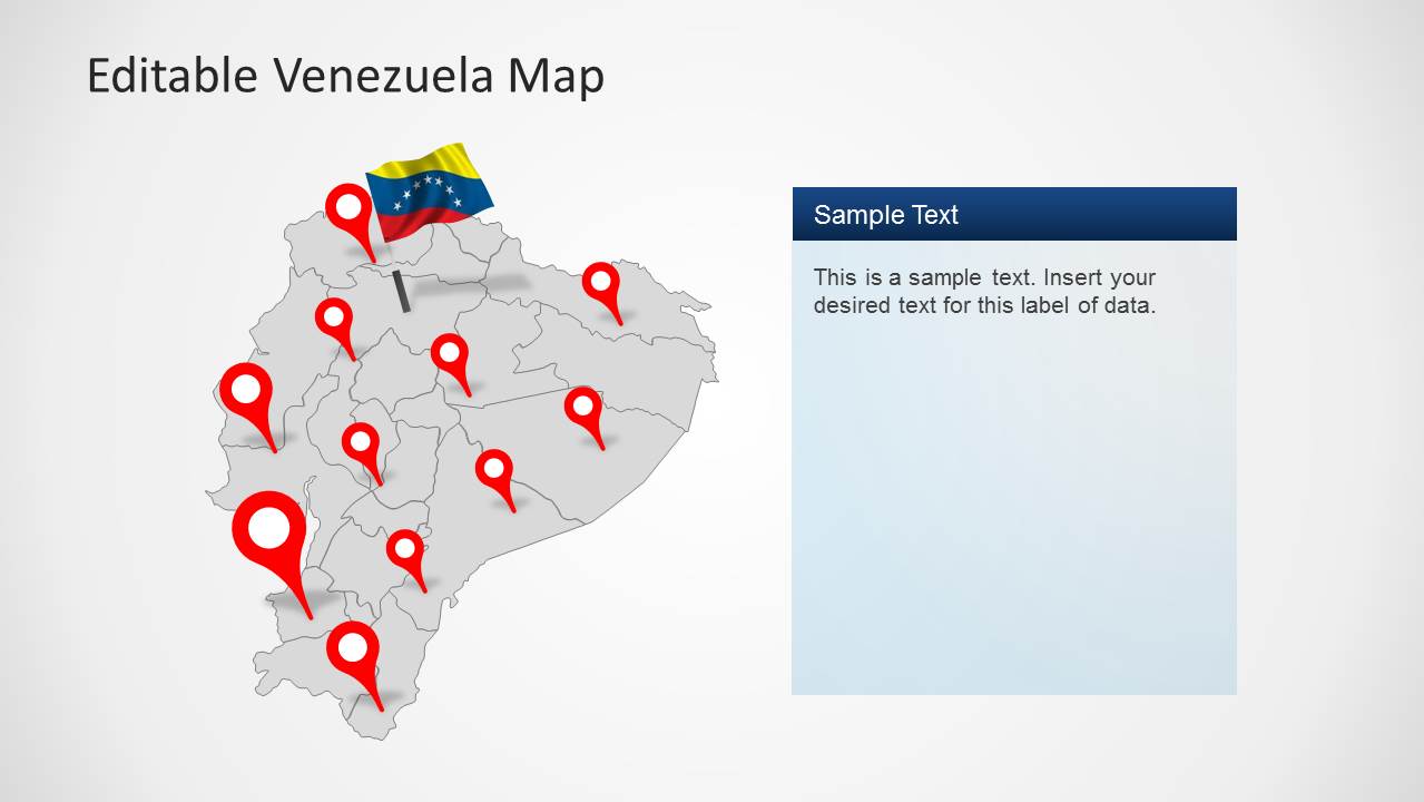 Venezuela Map Template for PowerPoint - SlideModel