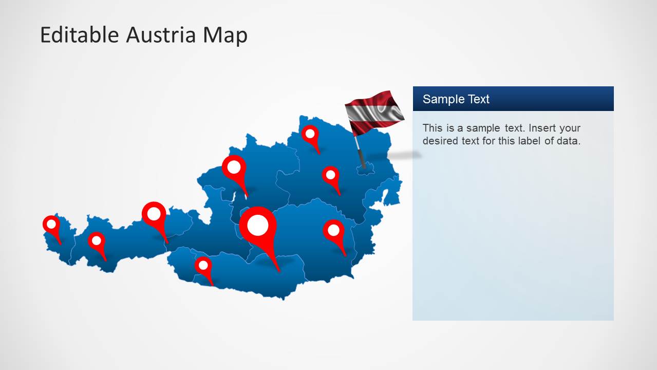 Austria Map Template for PowerPoint - SlideModel