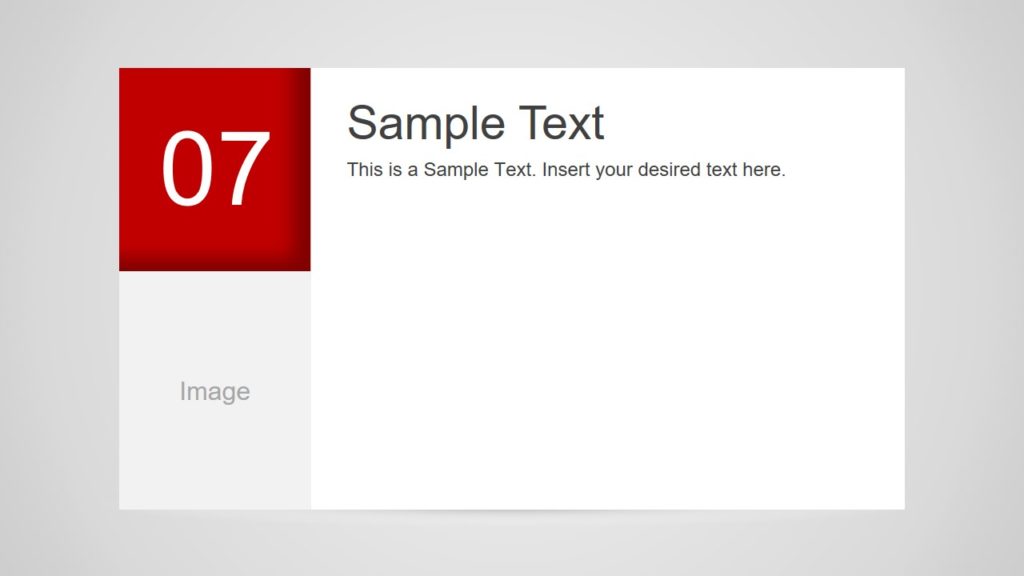 Number 7 Slide Design for PowerPoint - SlideModel