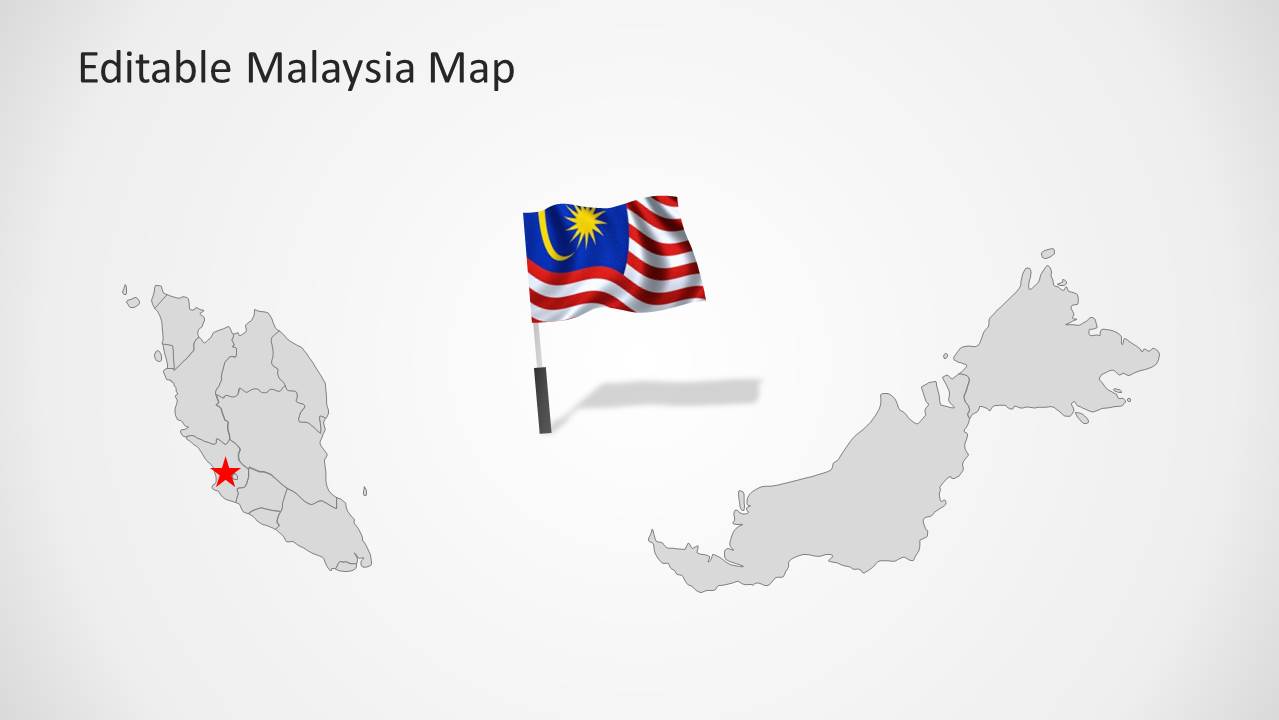 Malaysia Map Template for PowerPoint - SlideModel
