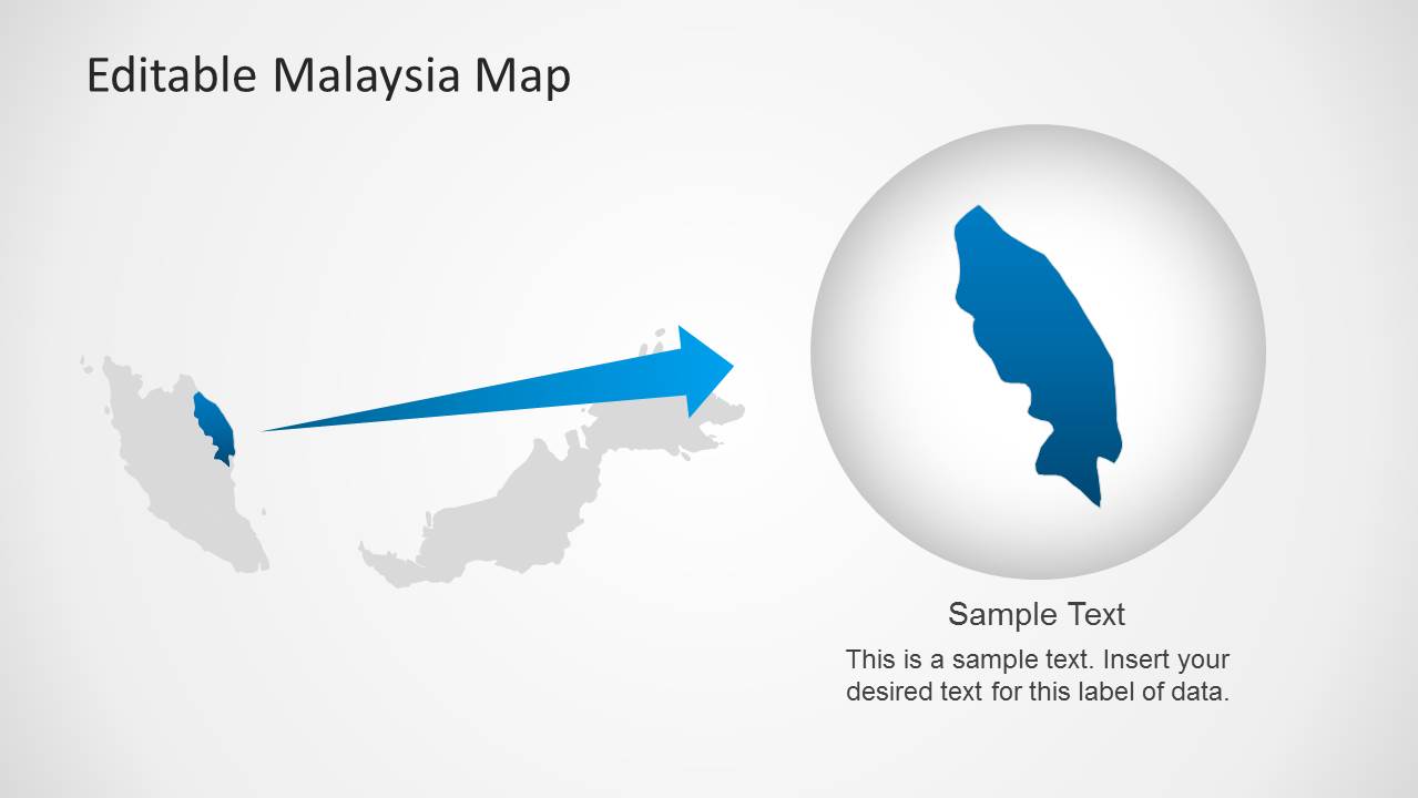 Malaysia Map Template for PowerPoint - SlideModel