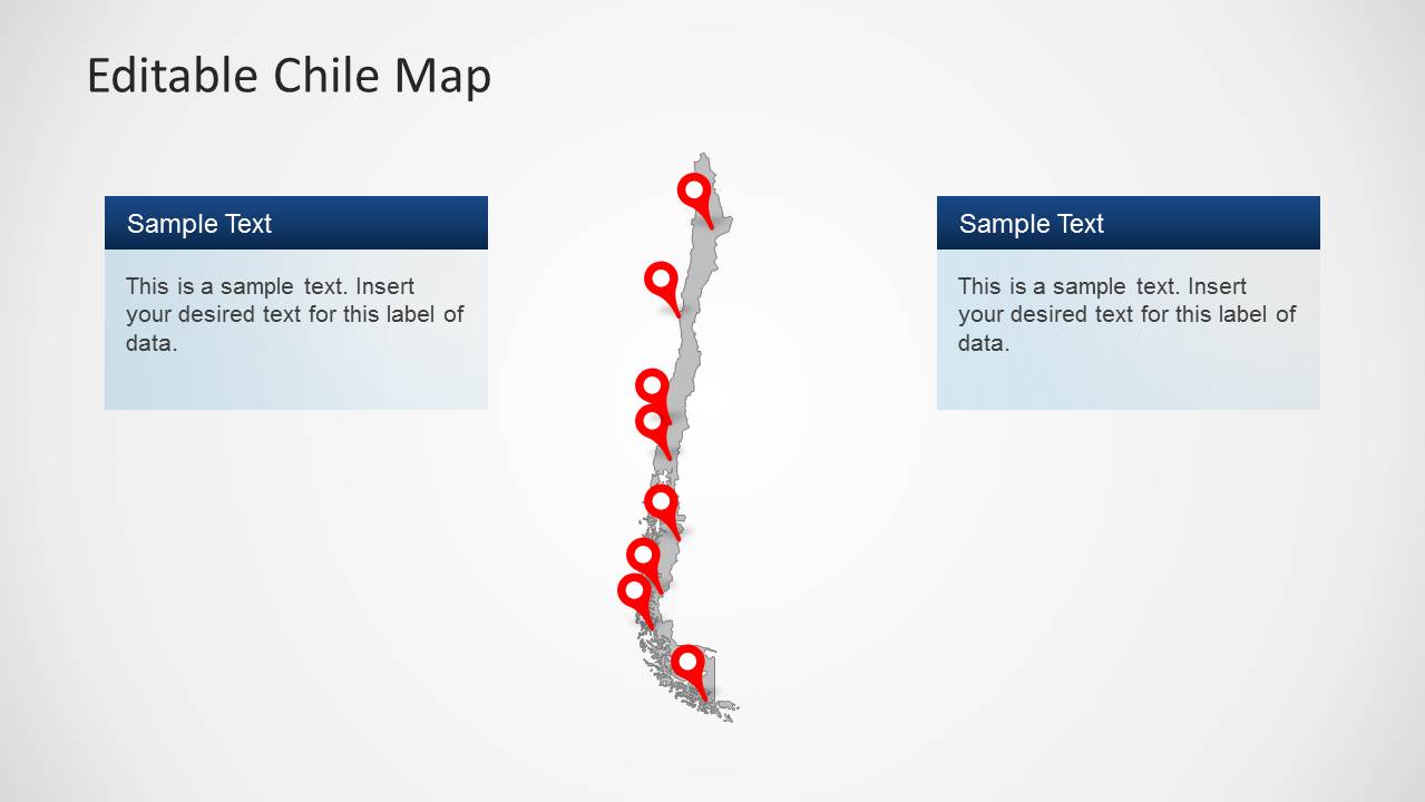 Chile Map Template for PowerPoint - SlideModel