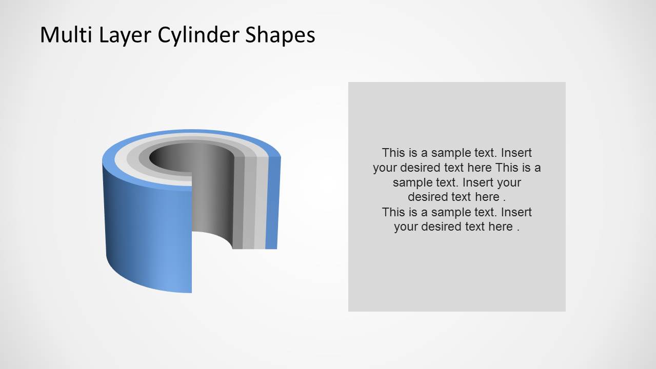 Layered Cylinder Diagrams for PowerPoint - SlideModel