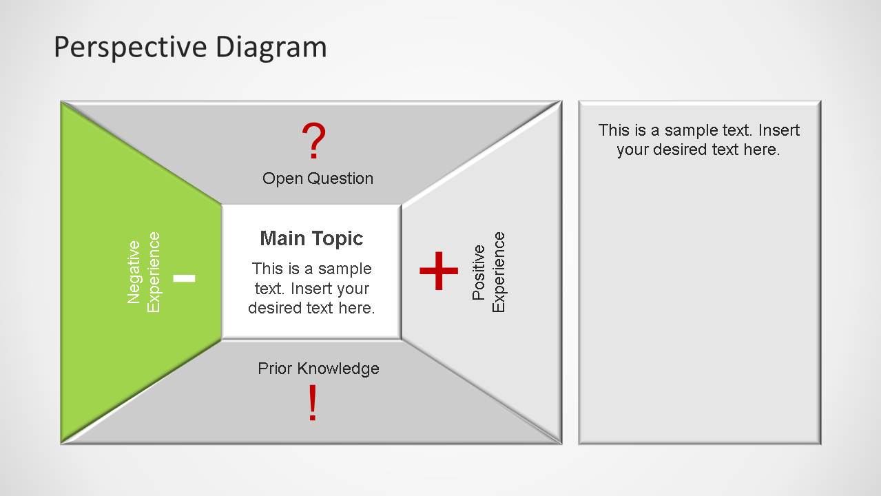 Perspective Diagram PowerPoint Teamplate - SlideModel
