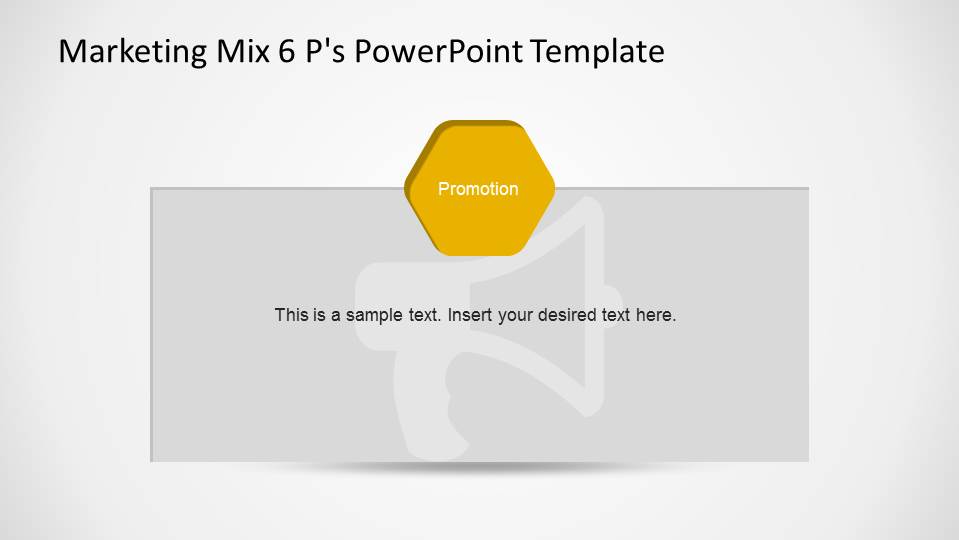 Marketing Mix 6 P's PowerPoint Template - SlideModel