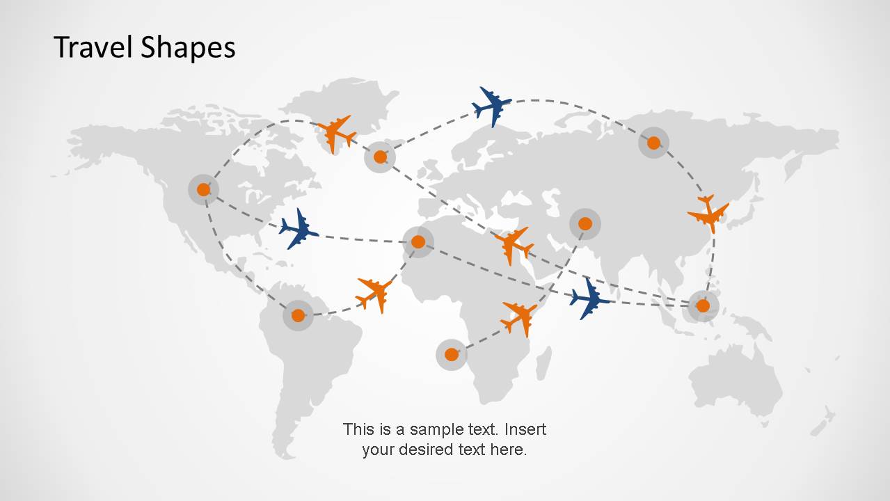 Travel Shapes for PowerPoint - SlideModel