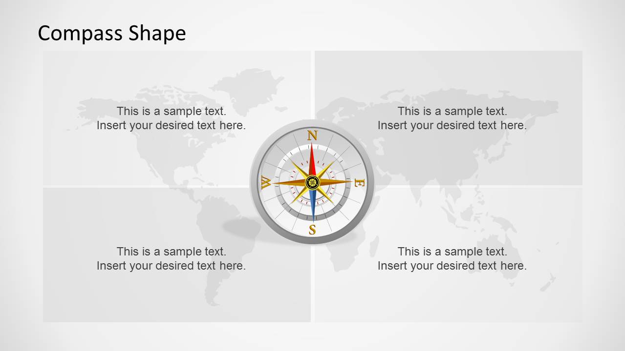 Compass Shapes for PowerPoint - SlideModel