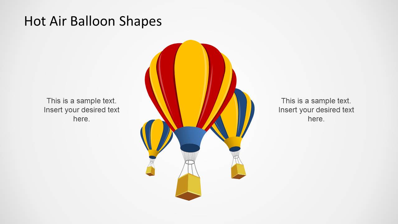 Hot Air Balloon Shapes for PowerPoint - SlideModel