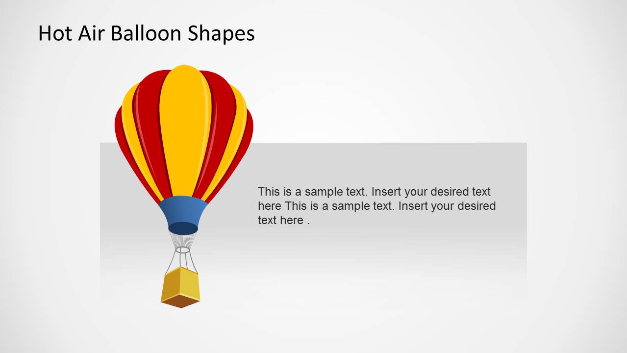 Hot Air Balloon Shapes for PowerPoint - SlideModel