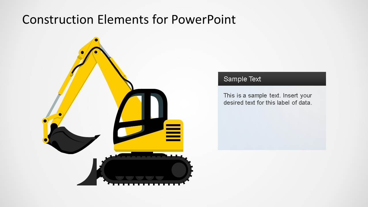 Construction Elements PowerPoint Shapes Template