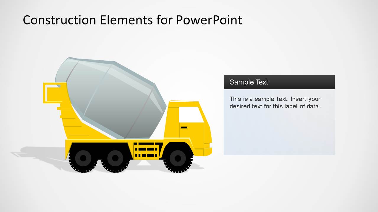 Construction Elements PowerPoint Shapes Template