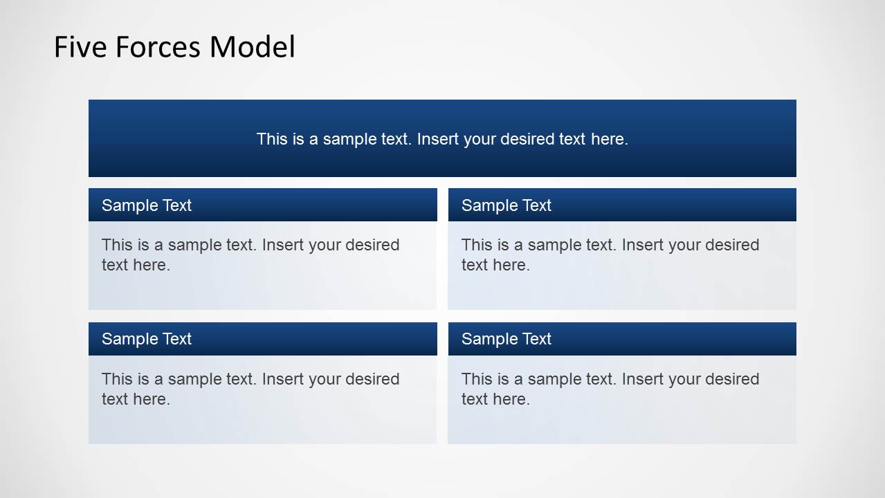 5 Forces Model Template for PowerPoint - SlideModel