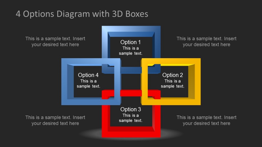 6477-01-4-options-diagram-3d-boxes-7 - SlideModel