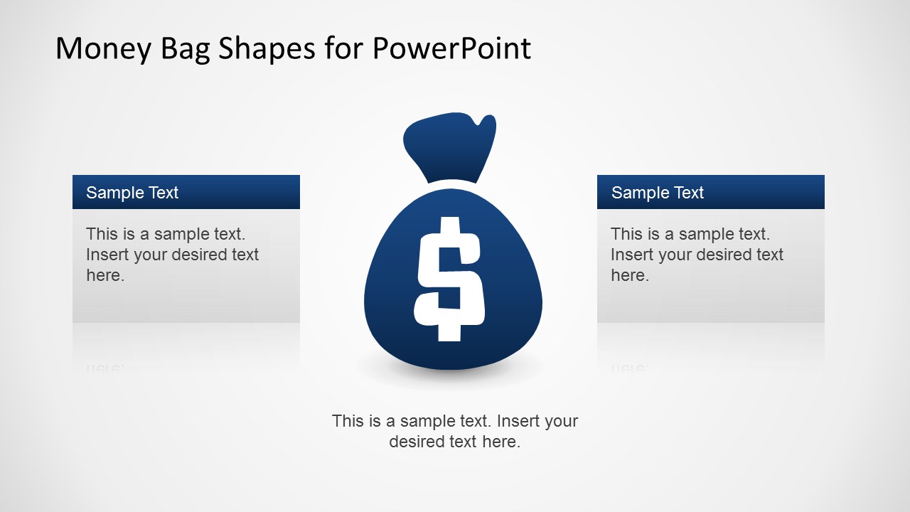 Money Bag Shapes for PowerPoint - SlideModel