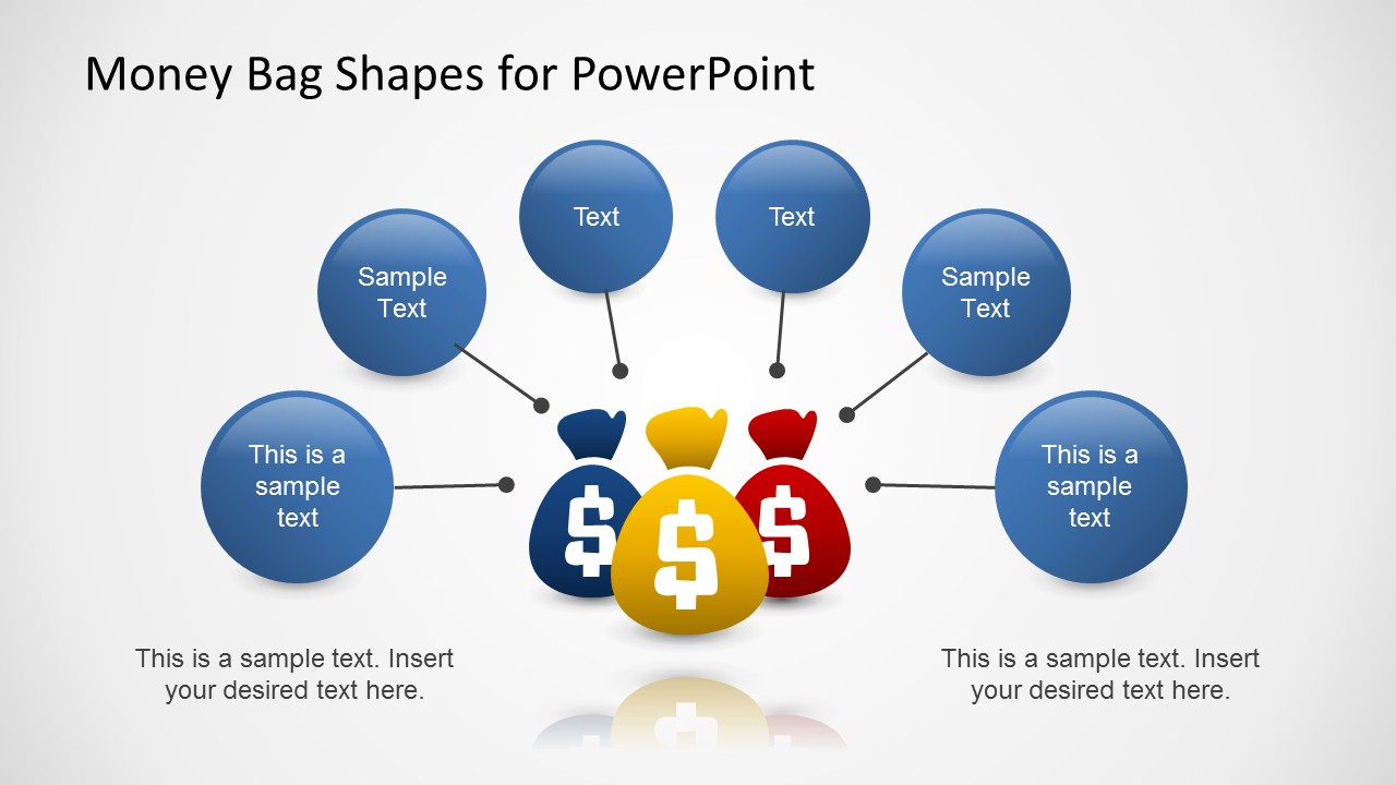 Money Bag Shapes for PowerPoint - SlideModel