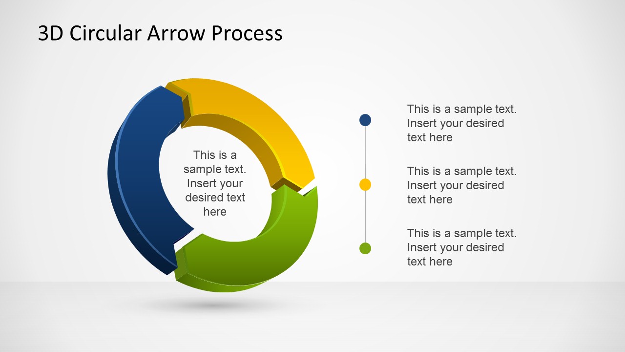 3D Circular Arrow Process Diagrams for PowerPoint - SlideModel
