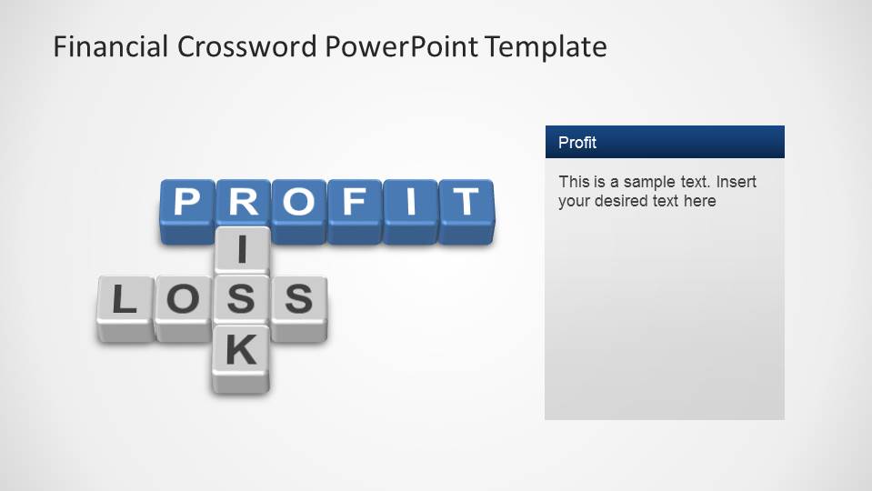Financial Crossword PowerPoint Template - SlideModel
