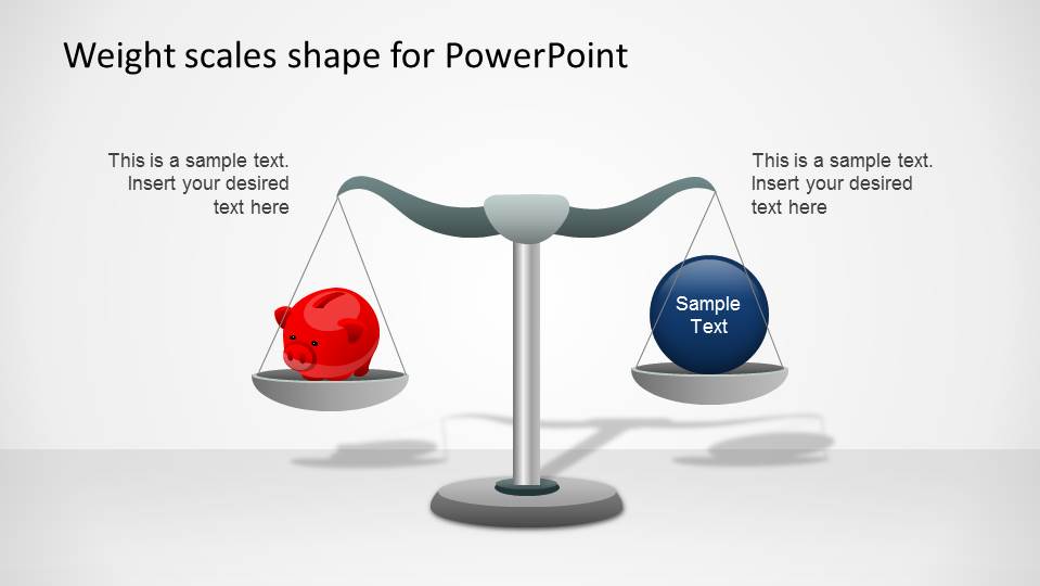 Weight Scales PowerPoint Shapes - SlideModel