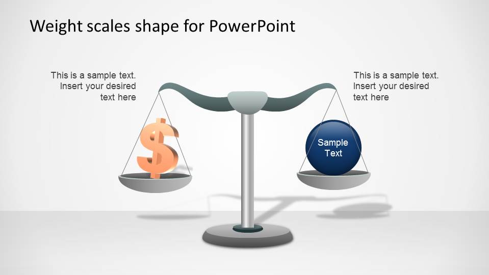 Weight Scales PowerPoint Shapes - SlideModel