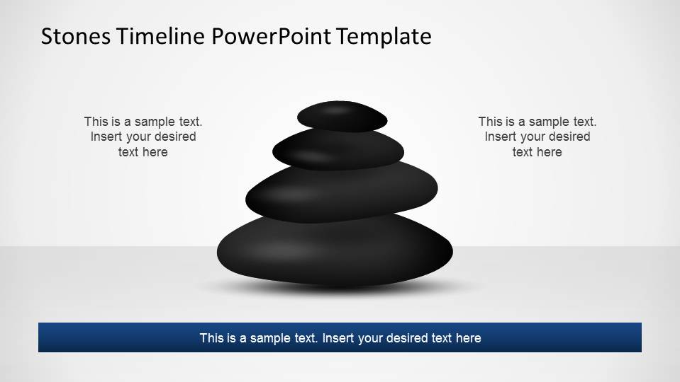 Stones Timeline PowerPoint Template - SlideModel