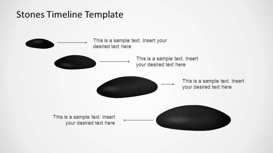 Stones Timeline PowerPoint Template - SlideModel