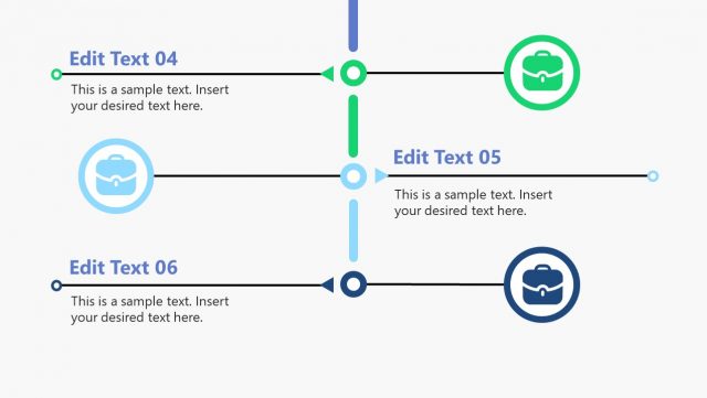 Work Experience Timeline Slide Template - SlideModel