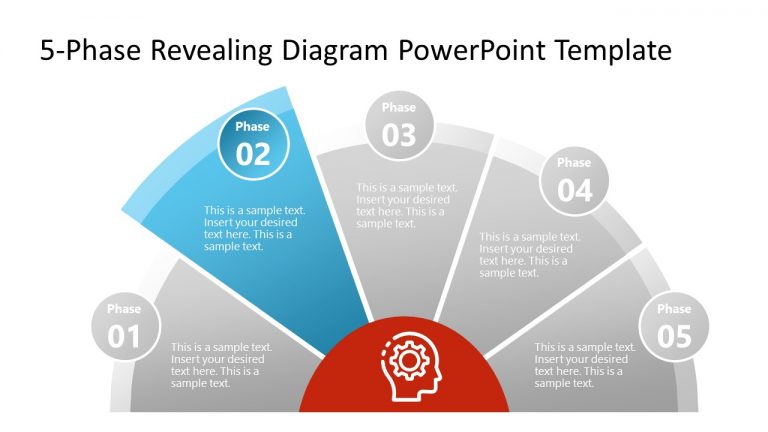 5 Step Infographic PowerPoint Template - Revealing Diagram - SlideModel