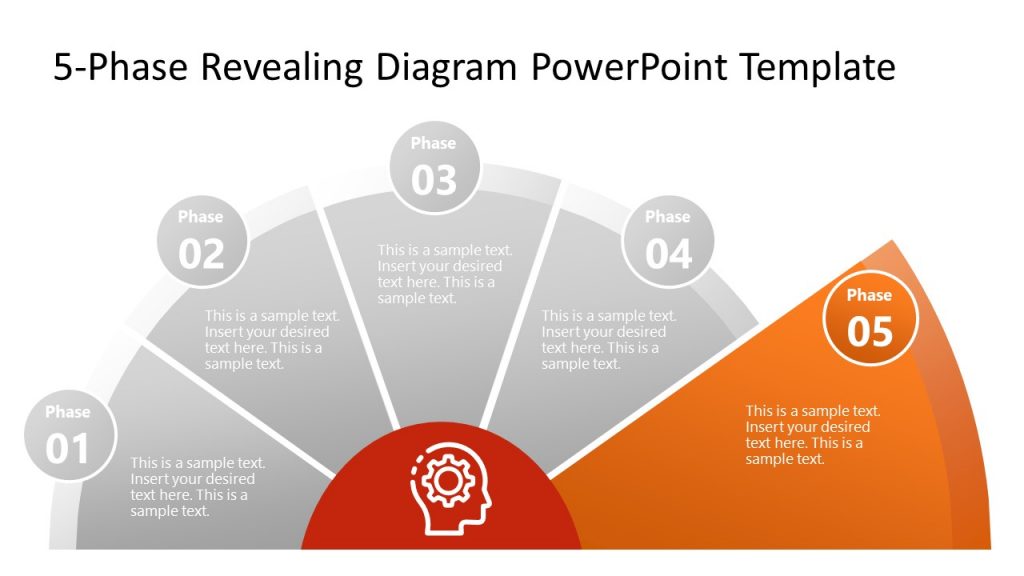 PowerPoint 5-Step Infographic Diagram - SlideModel