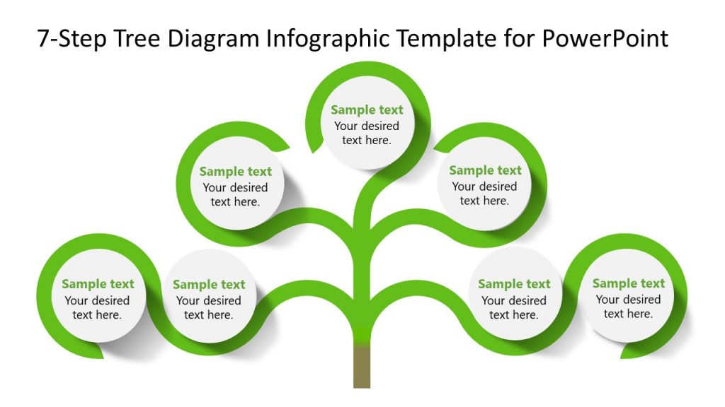 7-Step Tree Diagram Infographic PPT Template - SlideModel