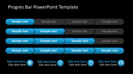 Editable Progress Bar PPT Template - SlideModel