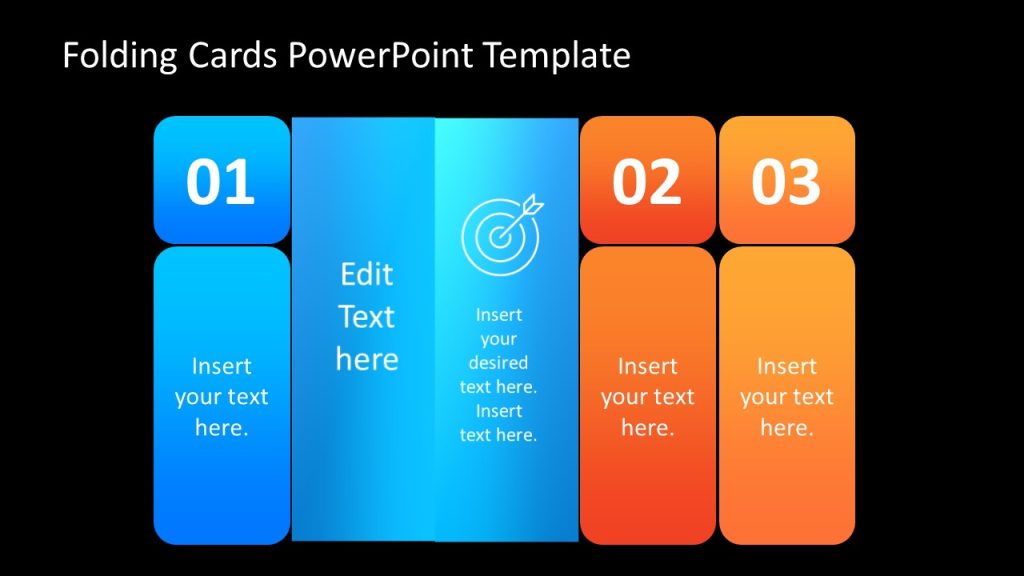 Card 1 Slide - Folding Cards PPT Template - SlideModel