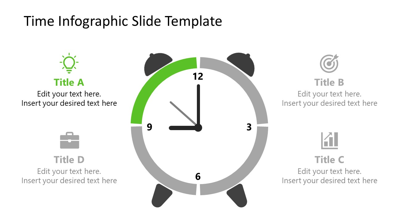 Time Infographic PowerPoint Template & Presentation Slides