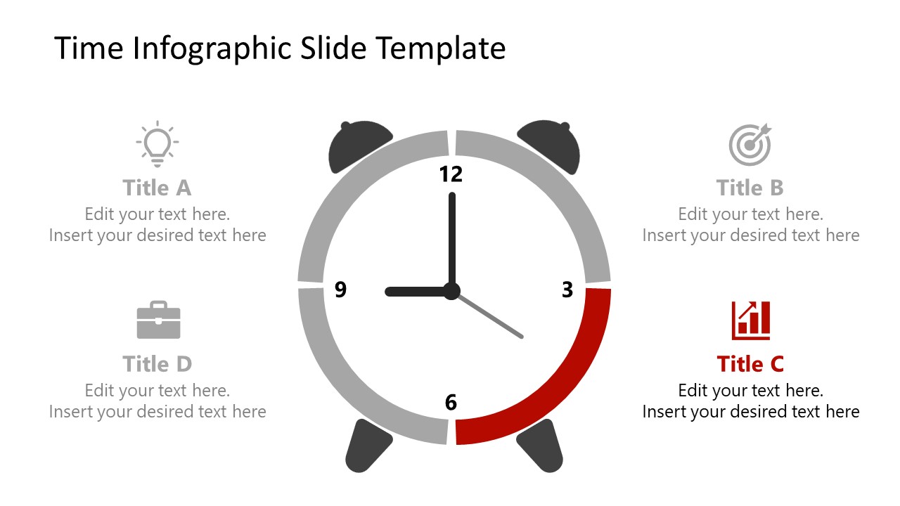Time Infographic PowerPoint Template & Presentation Slides