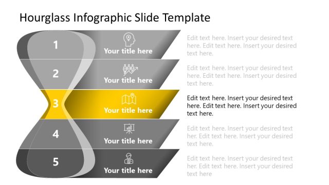 Hourglass Infographic Slide for PowerPoint - SlideModel