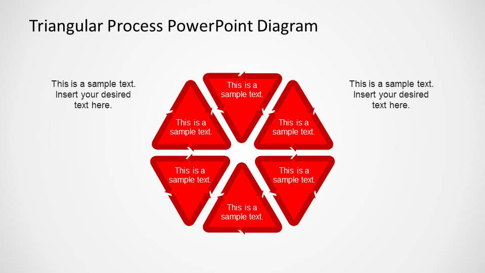 Triangular Process PowerPoint Diagram - SlideModel Triangular Process PowerPoint Diagram - SlideModel