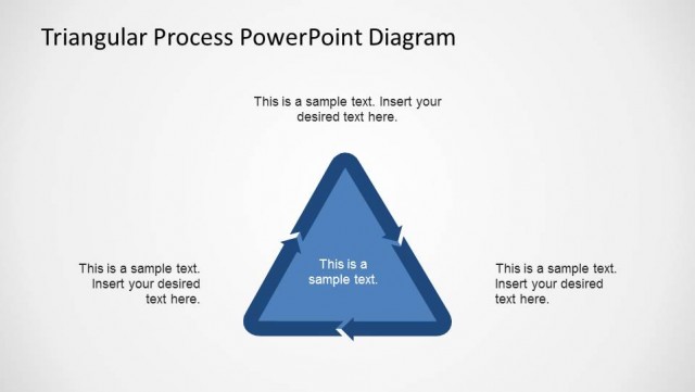 Triangular Process Ring PowerPoint Shape - SlideModel