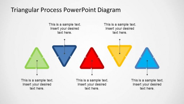 Triangular Process Shapes Series Detail - SlideModel
