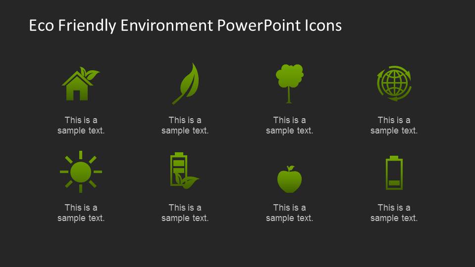 Eco Friendly Environment PowerPoint Icons - SlideModel