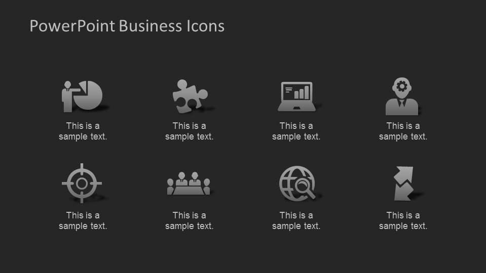 PowerPoint Business Theme Icons - SlideModel