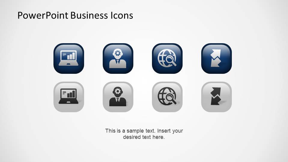 PowerPoint Business Theme Icons - SlideModel